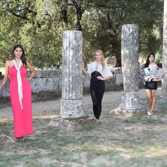 Miss Princess in Greek Olympia, the second stop a voyage | Miss ...